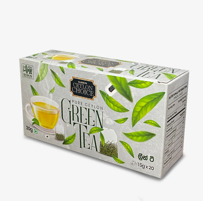 Harrow Ceylon Choice Pure Ceylon Green Tea 30g – harrowhouse.lk