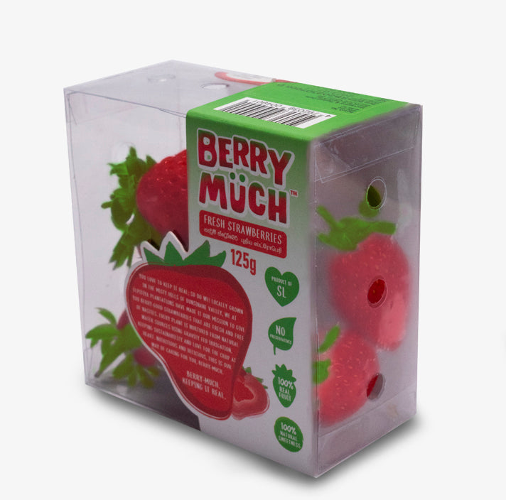 Berry Much Fresh Strawberries 125g – harrowhouse.lk