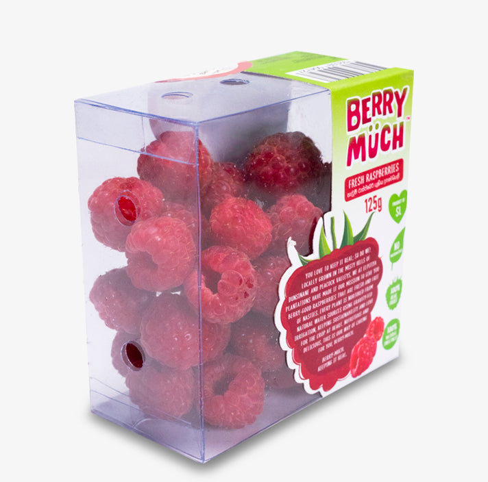 Berry Much Fresh Raspberries 125g – harrowhouse.lk