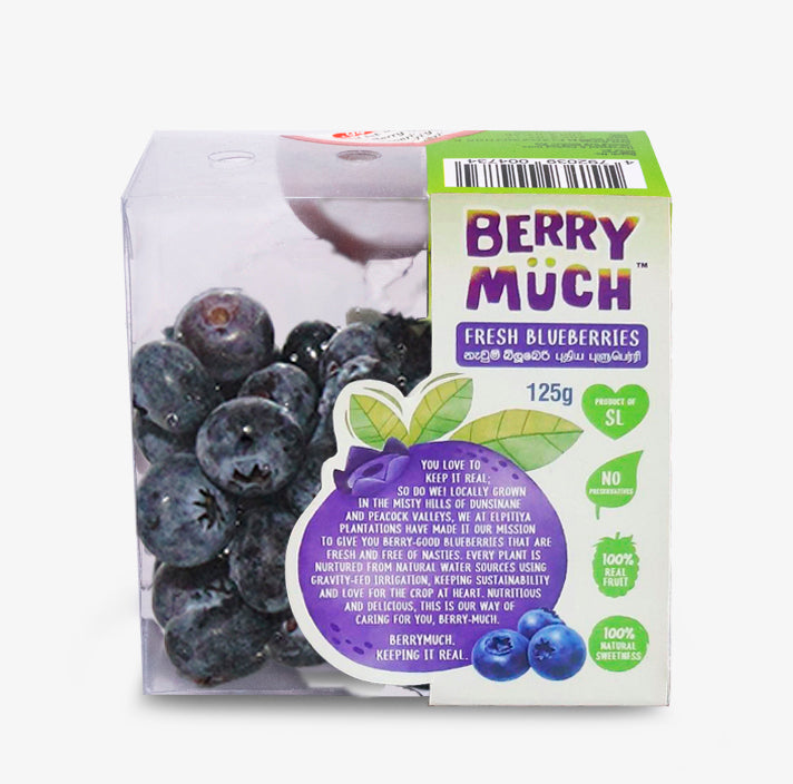 Berry Much Fresh Blueberries 125g – harrowhouse.lk