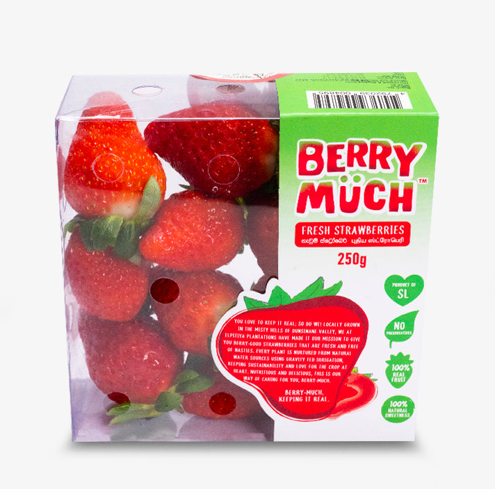 Berry Much Fresh Strawberries 250g – harrowhouse.lk